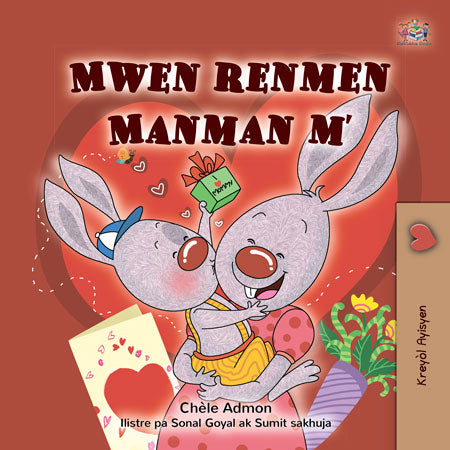 I Love My Mom (Haitian Creole Language Book)