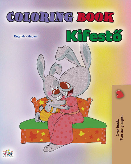 english learning coloring book